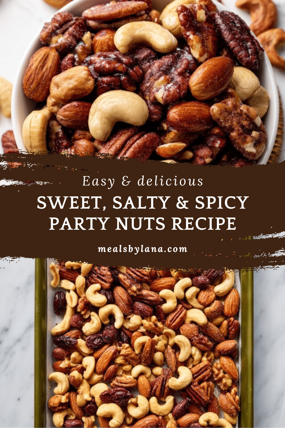 Sweet, Salty, Spicy Party Nuts - Irresistible Nut Snack