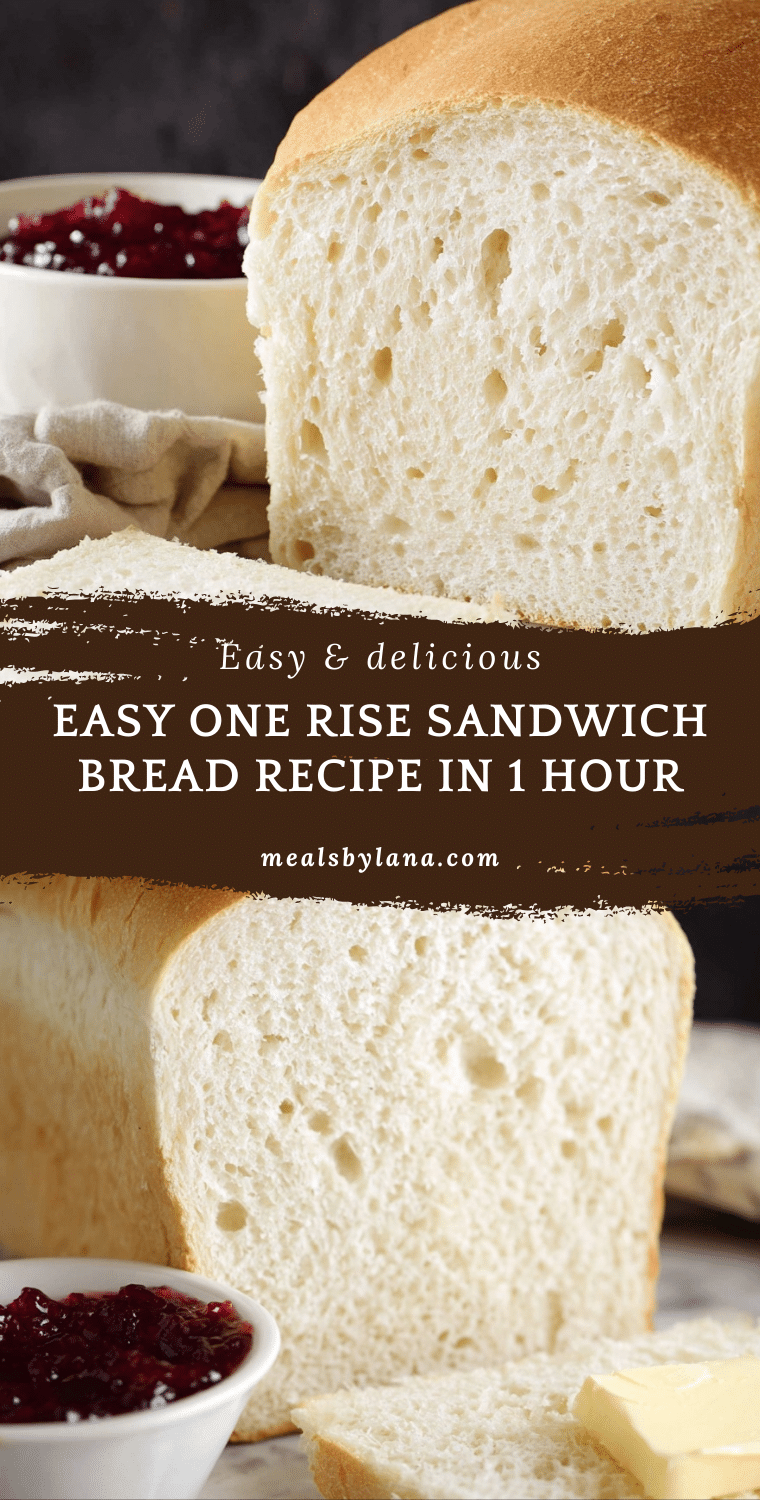 One Rise Sandwich Bread Recipe | Quick Homemade Bread